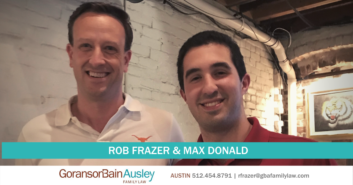 Rob Frazer and Max Donald at St. Mary's University School of Law ...